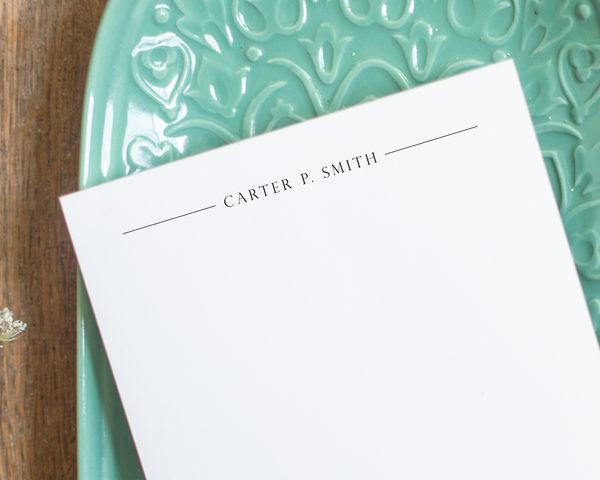 Personalized Notepad - Professional Split Line - JubileeDesignCompany